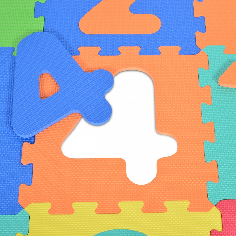 Floor Puzzle Numbers Mat 10Pcs - 004086000008